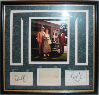 Rare -MORGAN FREEMAN- Signed/Autograph Driving Miss Daisy Photo Display ...