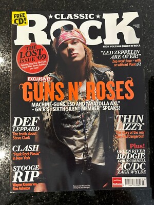 Classic Rock Magazine Issue 129 - March 2009 Gn'R | eBay UK