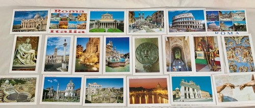 20 Vintage Travel Quality Postcards Rome Italy Unused Roma | eBay