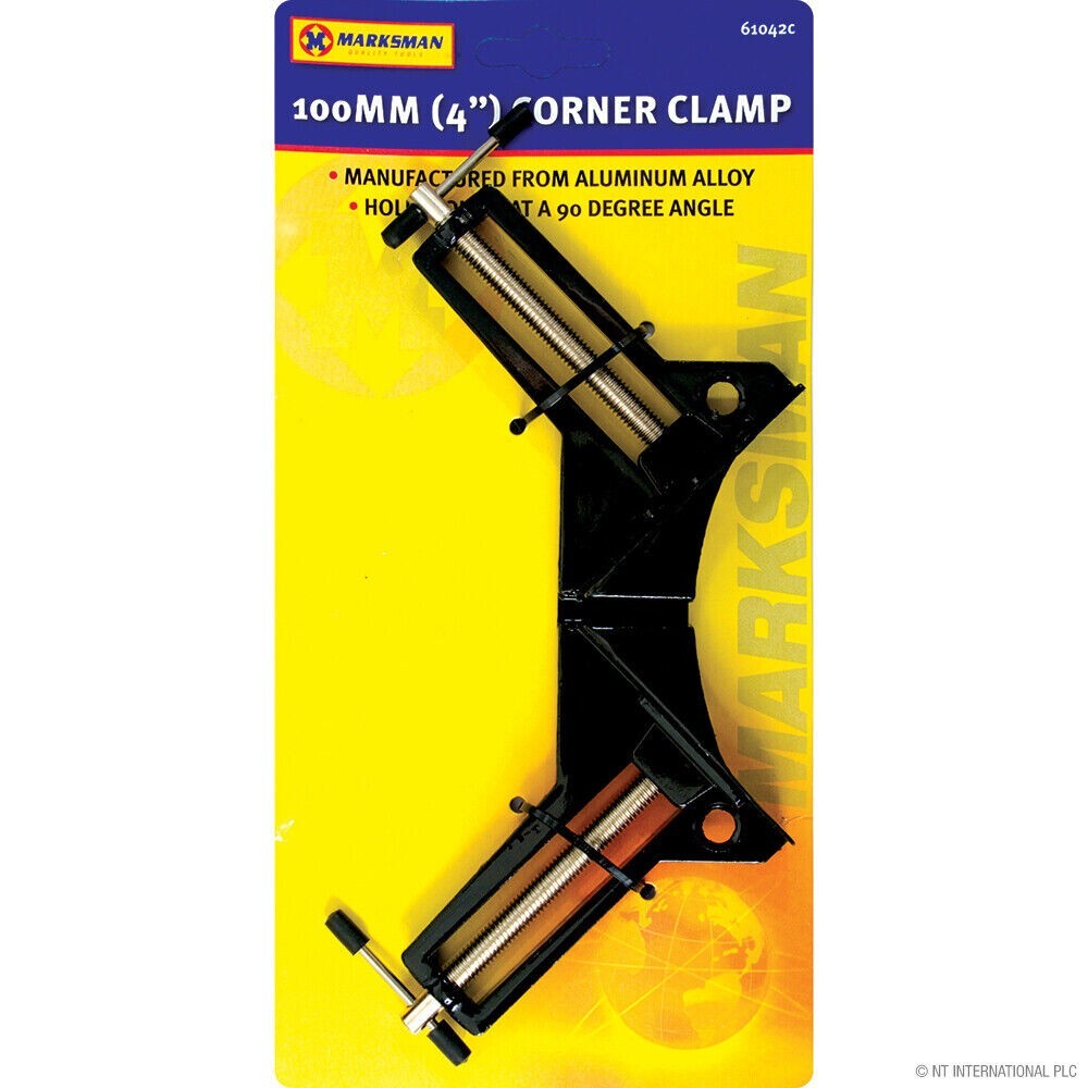 NEW 100MM CORNER CLAMP WOODWORKING 90 DEGREE RIGHT WELDING ANGLE FRAMES ...