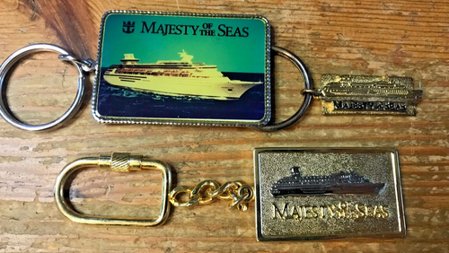 Majesty Of The Seas Keychain Lot Of 3 Royal Caribbean Cruise Ship ...