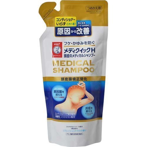 Rohto Mentholatum MediQuick H Medical Shampoo 280ml Refill - Dandruff ...