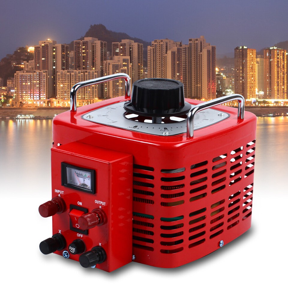 30Amp Variable Variac Transformer 3000VA 0-130V AC Voltage Regulator ...
