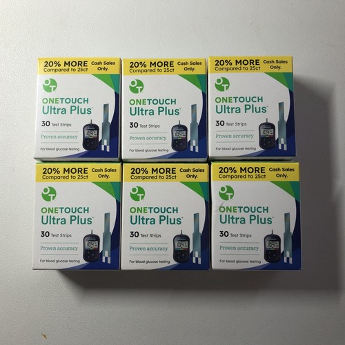 180 One Touch Ultra Plus Test Strips Expire 11/30/2026 - SHIP FREE ...