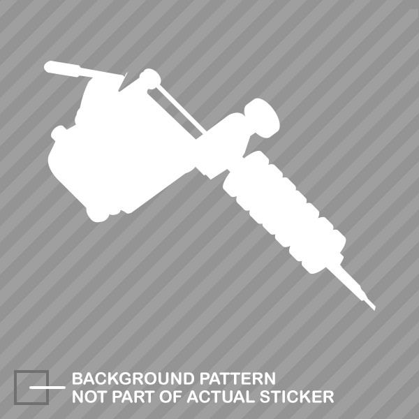 Tattoo Machine Sticker Die Cut Decal Ink Body Art | eBay