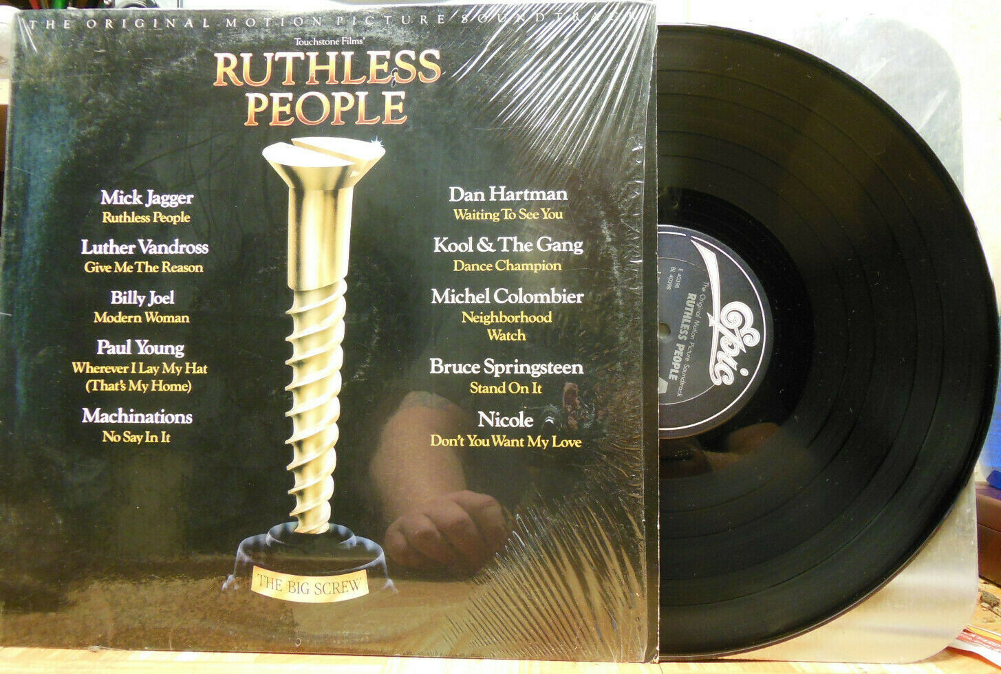 Ruthless People Movie Soundtrack E 40398 Epic Records LP Vinyl Album ...