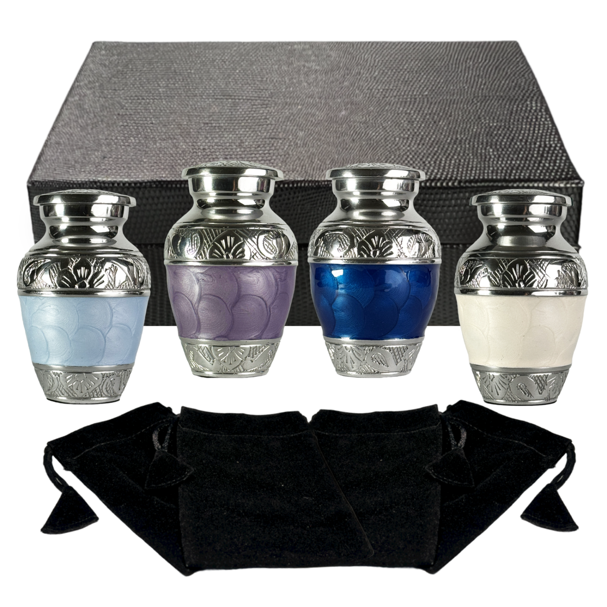 Mini Urns For Human Ashes Tie Dye Keepsake Urn Set Of 4 Tiedye Mini