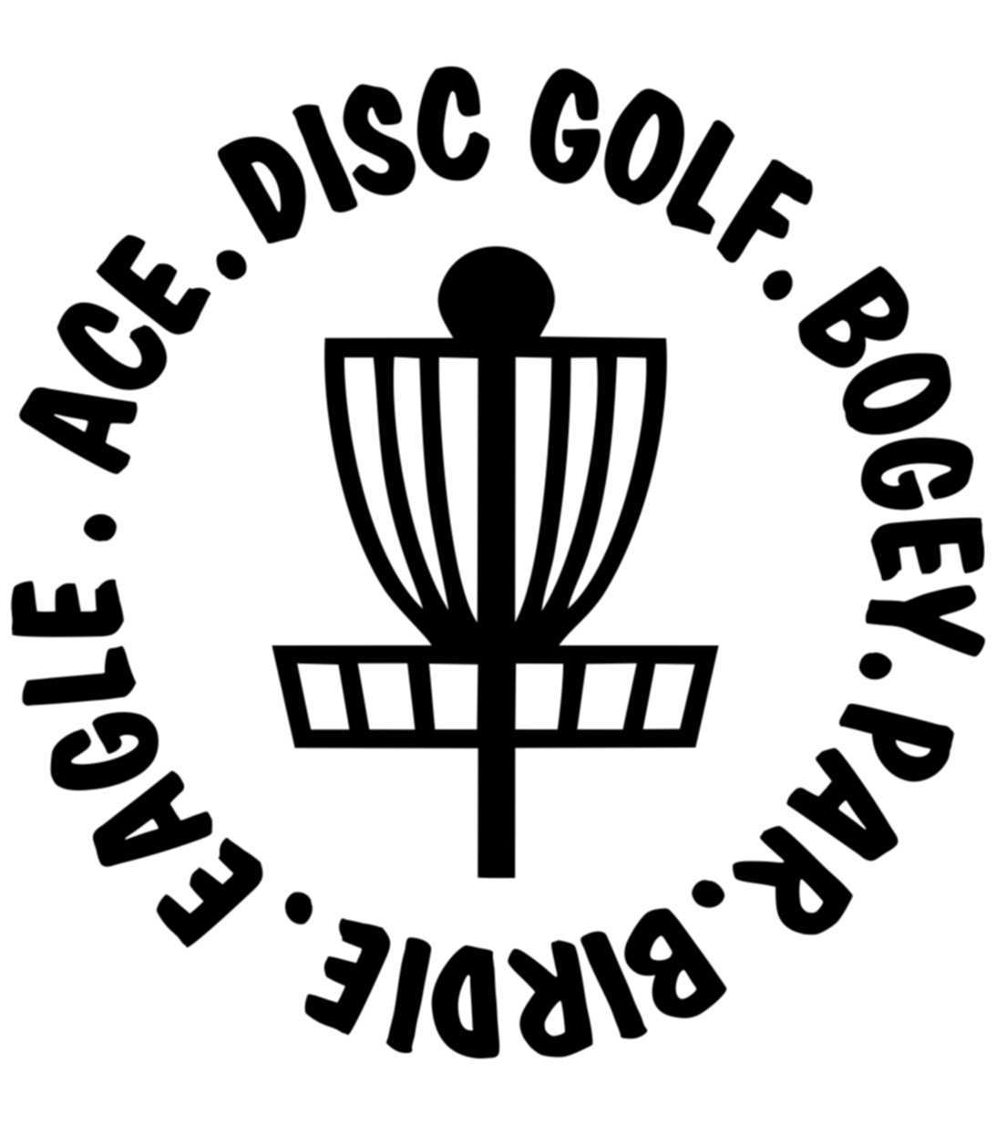 Disc Golf Vinyl Sticker Decal Bogey Par Birdie Eagle Ace | eBay