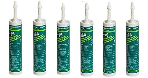 Dow Corning 786 Translucent White Silicone RTV Sealant 6 Pack | eBay