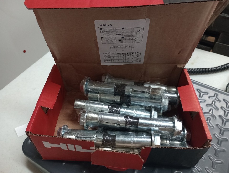HILTI HSL-3 M12/25 #371781 ANCHOR NEW IN BOX QTY-20 | eBay