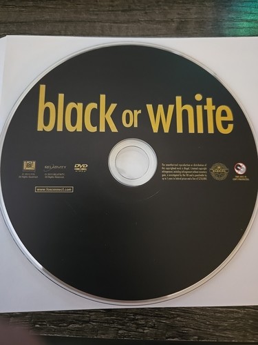 Black Or White DVD (Disc Only) | eBay