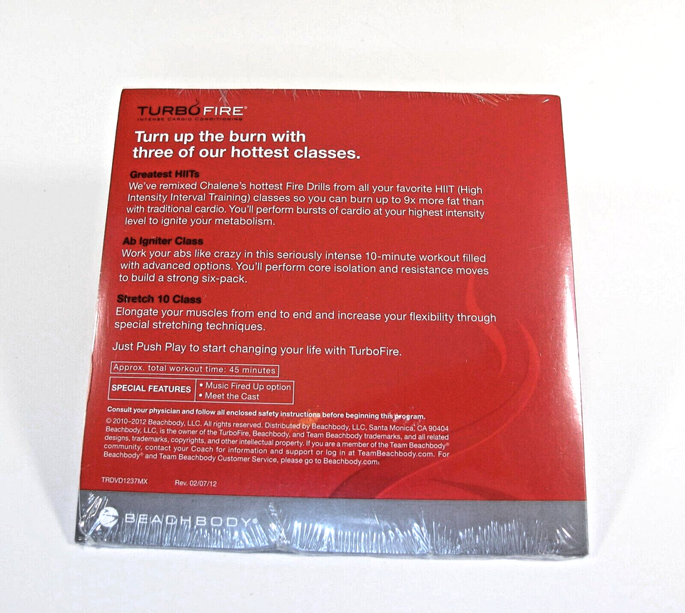 Beachbody Turbo Fire: Keep on Burnin' (Bonus DVD) Chelene Johnson ...