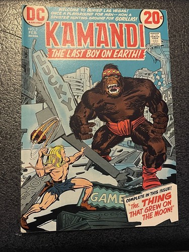 KAMANDI # 3 story, cover & art by JACK KIRBY 1973 DC Comics | eBay