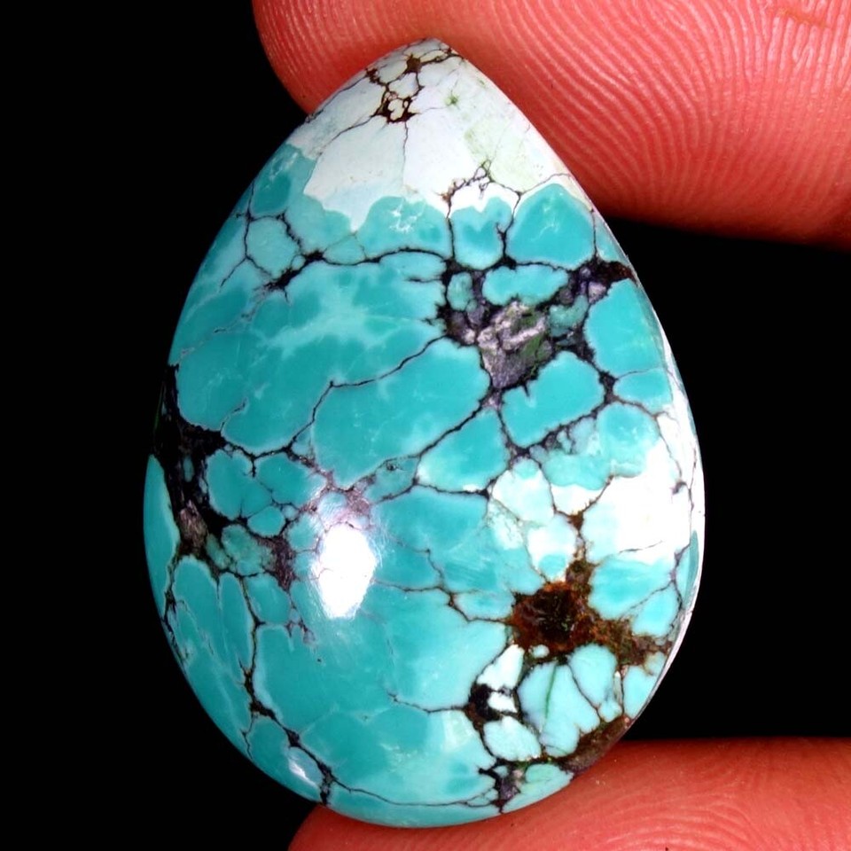TIBET TURQUOISE PEAR OVAL ROUND CABOCHON NATURAL LOOSE GEMSTONE TC44 | eBay