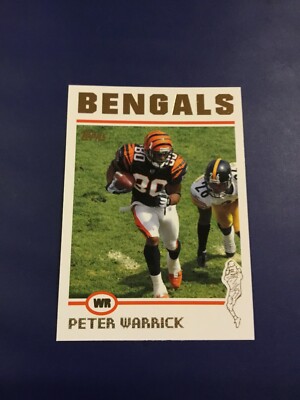 2004 Topps Collection Gold # 194 PETER WARRICK Cincinnati Bengals Sharp ...