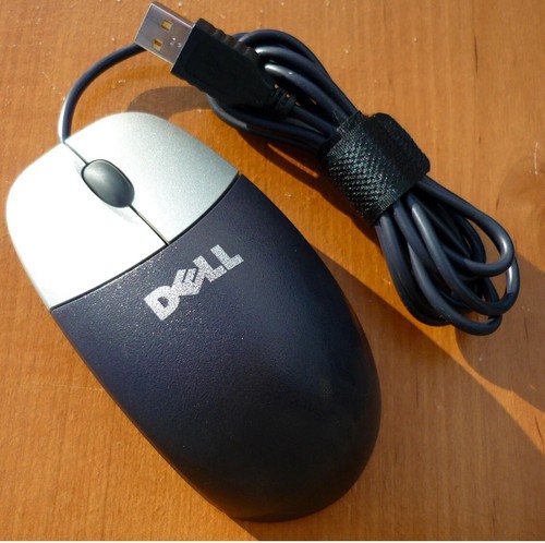 Vintage Dell USB Optical Wheel Mouse M-UVDEL1 DARK GRAY - Clean Tested ...