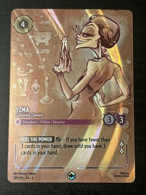 Disney Lorcana Azurite Sea - YZMA - Conniving Chemist Enchanted Foil ...