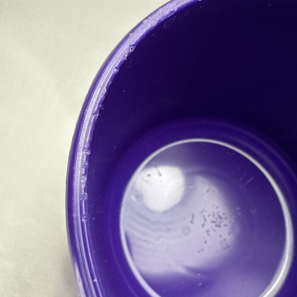 Vintage McDonald's Grimace Cup Purple Plastic Footed Fast Food ...