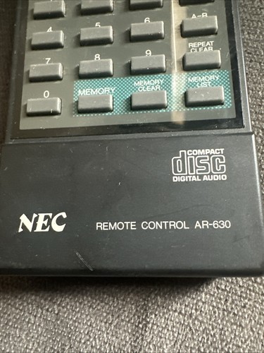 NEC Remote Control Replacement AR-630 Tested Works! | eBay