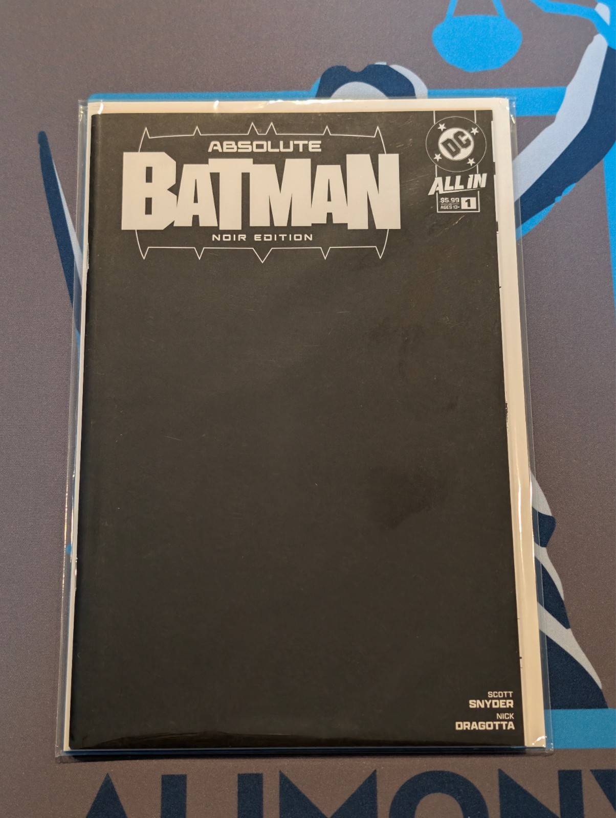 BLANK ABSOLUTE BATMAN# 1 NOIR SKETCH VARIANT 1ST ISSUE Cover B (NM/NM+ ...
