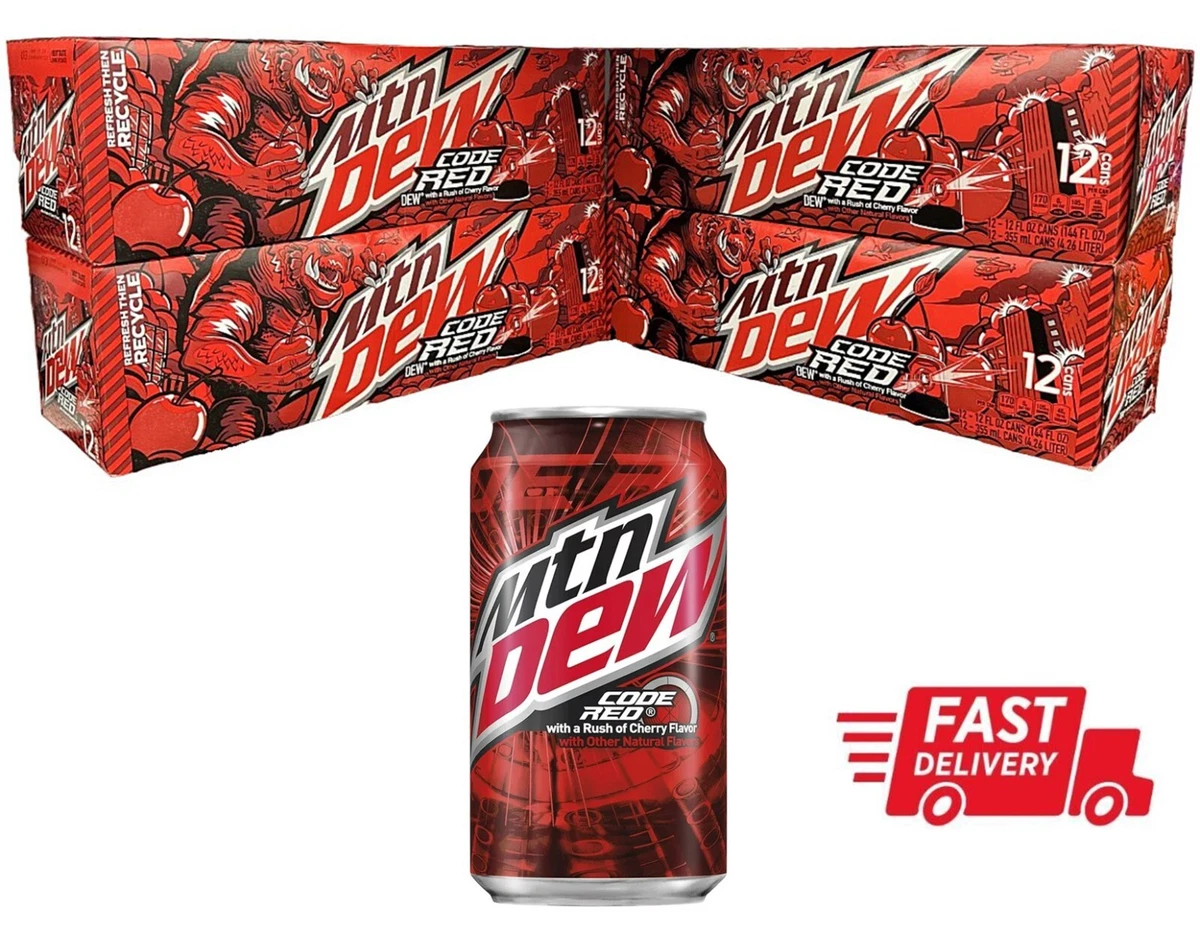Mountain Dew Code Red Can
