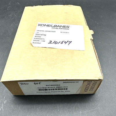 Konecranes 52414752 Control Board DAV V0012003 4Mbit KCI (30kW 500V 80E ...