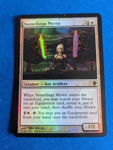 Stoneforge Mystic 1x MtG *Foil* Worldwake SP/NM **See Pictures!** | eBay