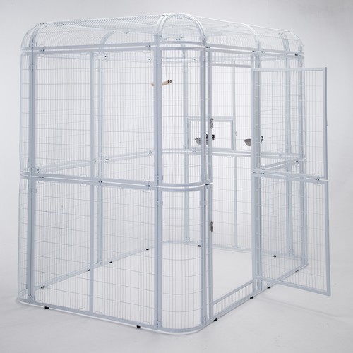 Large Walk in Aviary Bird Cage Parrot Macaw Flight Cage Finch Pet House ...