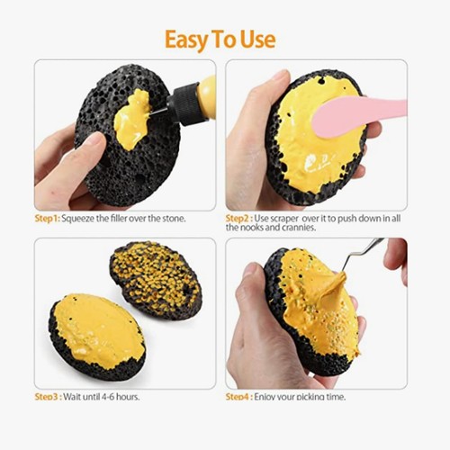 Pick Stone Kit Anxiety Relief Pick Peel Fidget Kit With Scraper Tweezer ...