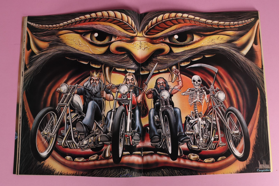 Easyriders March 1980 Vintage Motorcycle Magazine David Mann Centerfold ...
