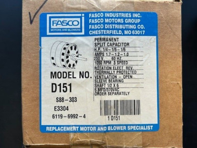 Motors - Fasco Model