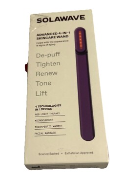 SolaWave Advanced 4 In 1 SkinCare Wand red light Therapy | eBay