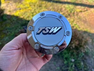 TSW CUSTOM WHEEL CENTER CAP CHROME FINISH CAP F-053 | eBay