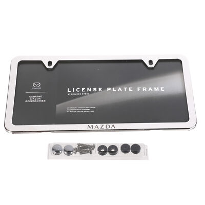 NEW OEM Mazda 2020-2025 CX-5 CX-30 License Plate Frames Mazda Logo C9N7 ...