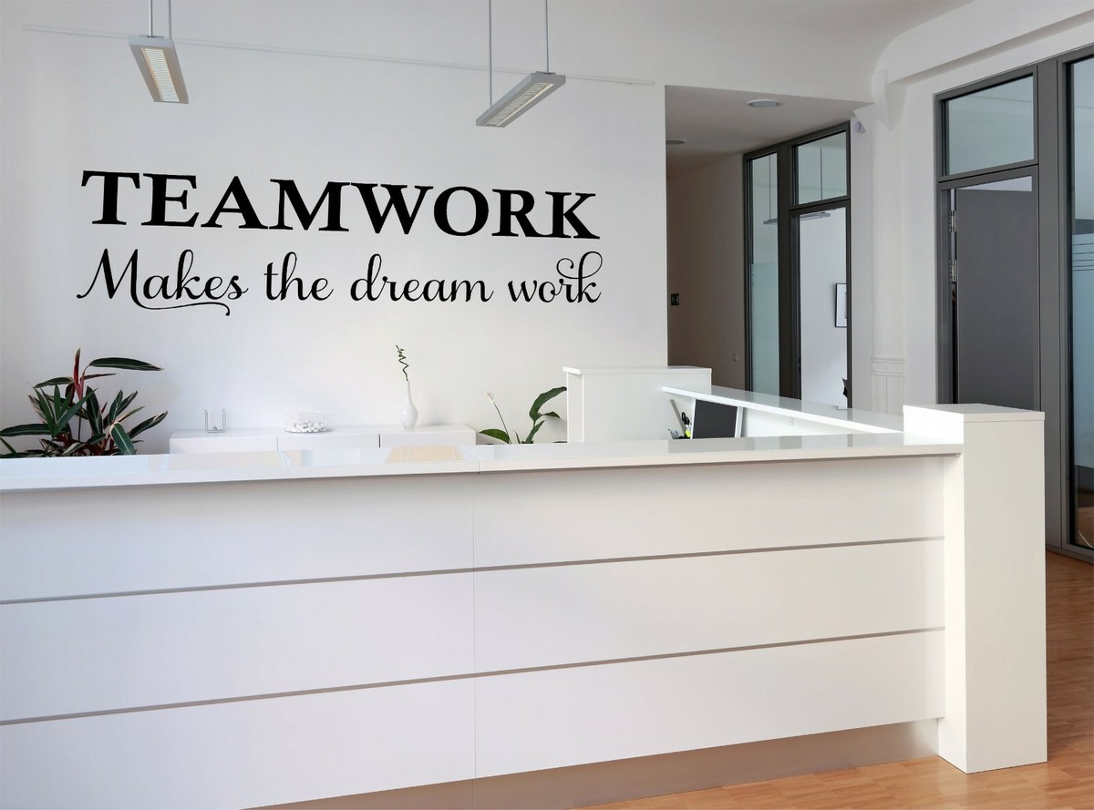 Teamwork Makes Dream Work Quote Wall Quote Teamwork Makes The Dream