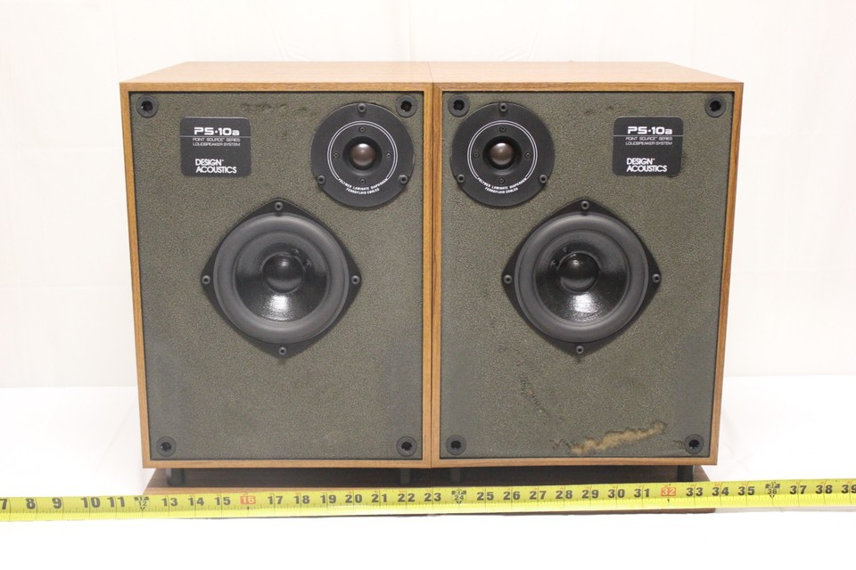 Design Acoustics PS-10a Point Source 3-Way Loudspeakers Matching Pair ...