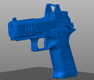 Staccato HD P4 w/ Trijicon RMR - Any Color Practice Aid - Replica ...