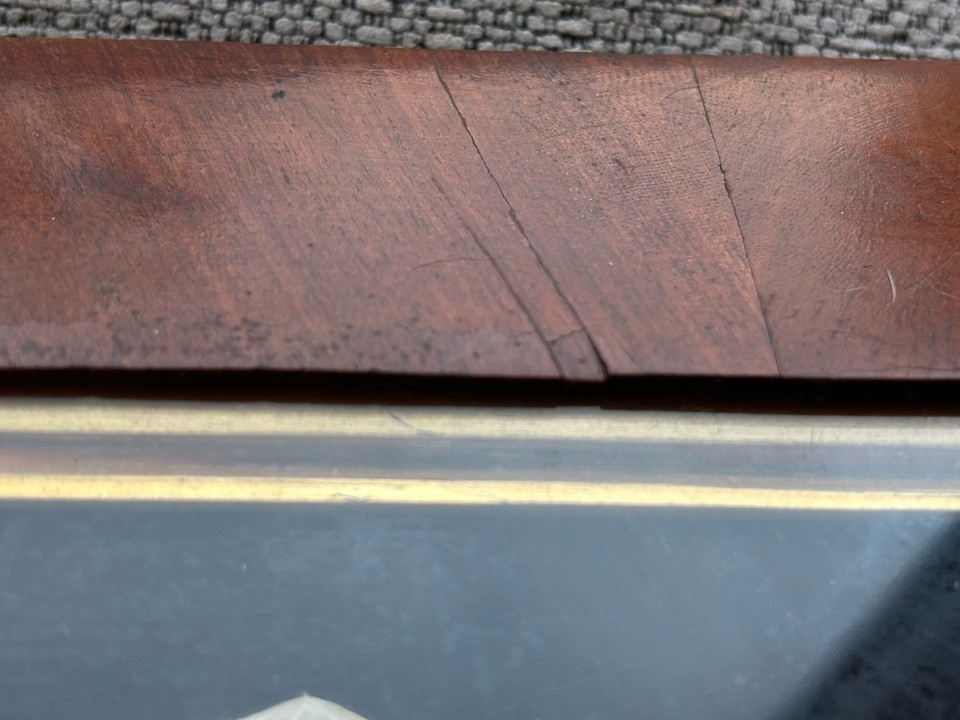 Mid 19th Century Antique Victorian Walnut Veneer Picture Frame rebate ...