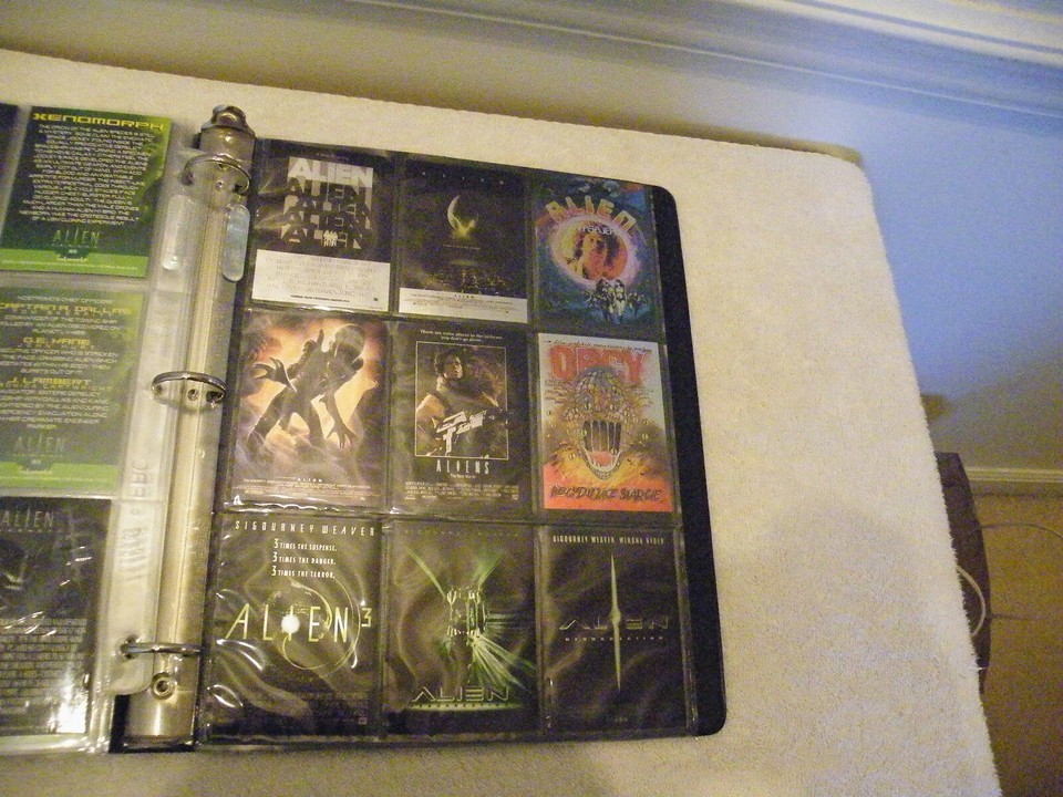 Alien legacy card binder with master card set | eBay