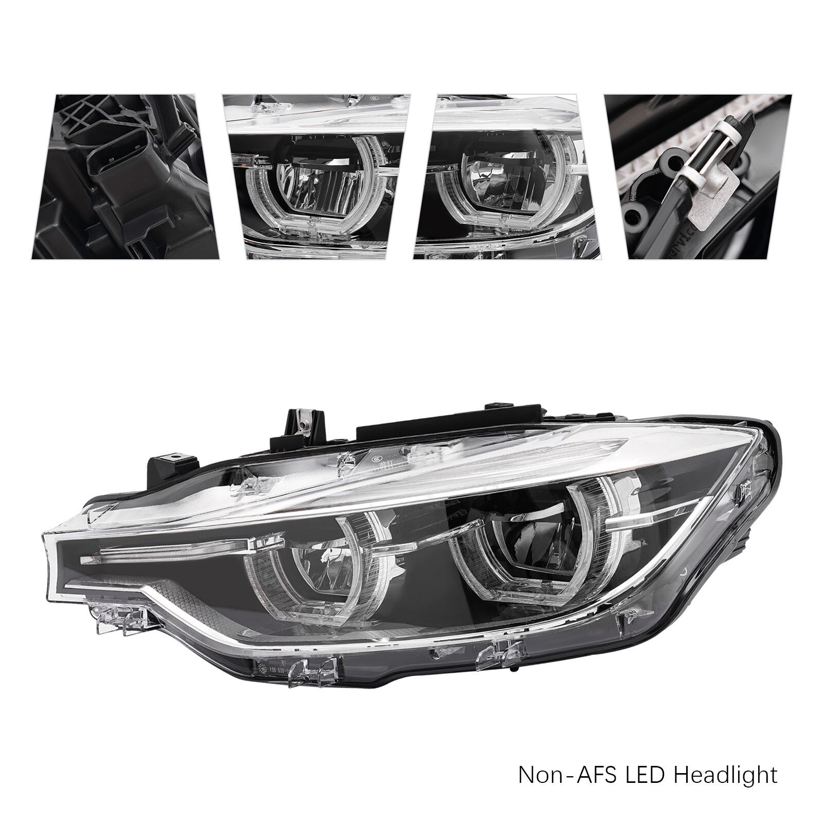 Left Driver Side Headlight LED Headlamp For 2016-2019 BMW 3Series F30 ...