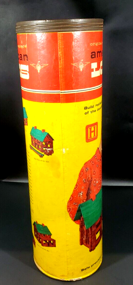 Vintage Halsam Original Hewn Square American Logs Set No. 835 Over 200 ...