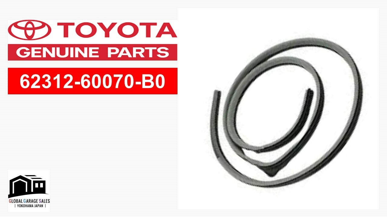 Toyota OEM 62312-60070-B0 WEATHERSTRIP, FRONT DOOR OPENING TRIM,LH | eBay
