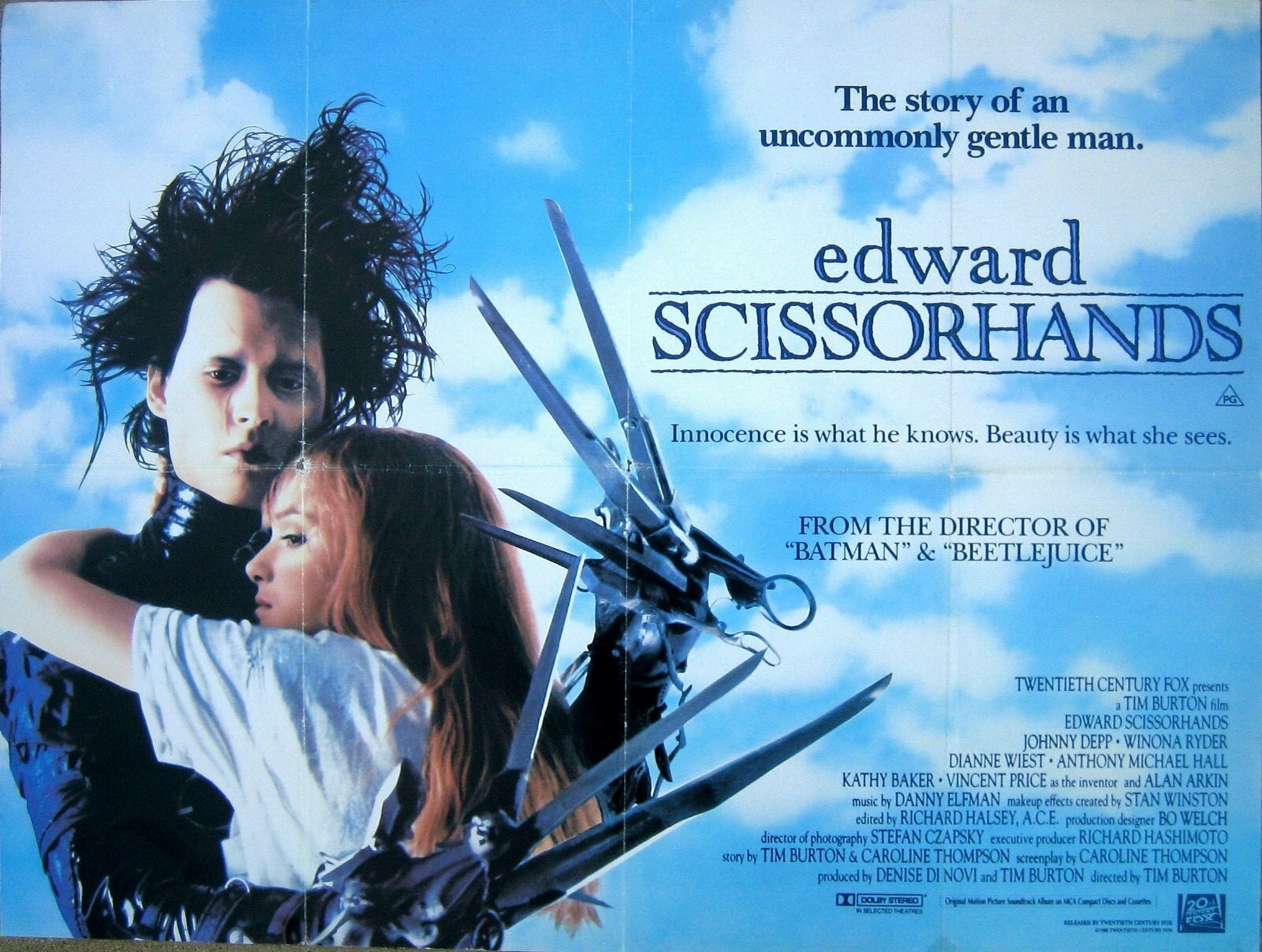 Edward Scissorhands Movie Poster