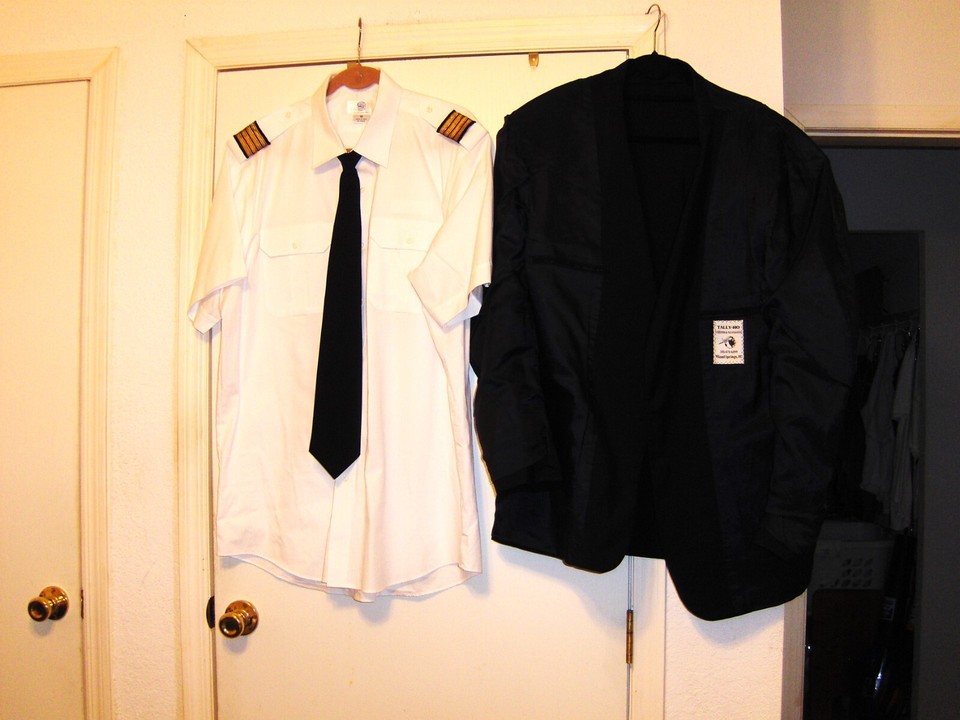 Vintage Blue RARE Pan Am Captain Uniform Size 46R come With Captain ...