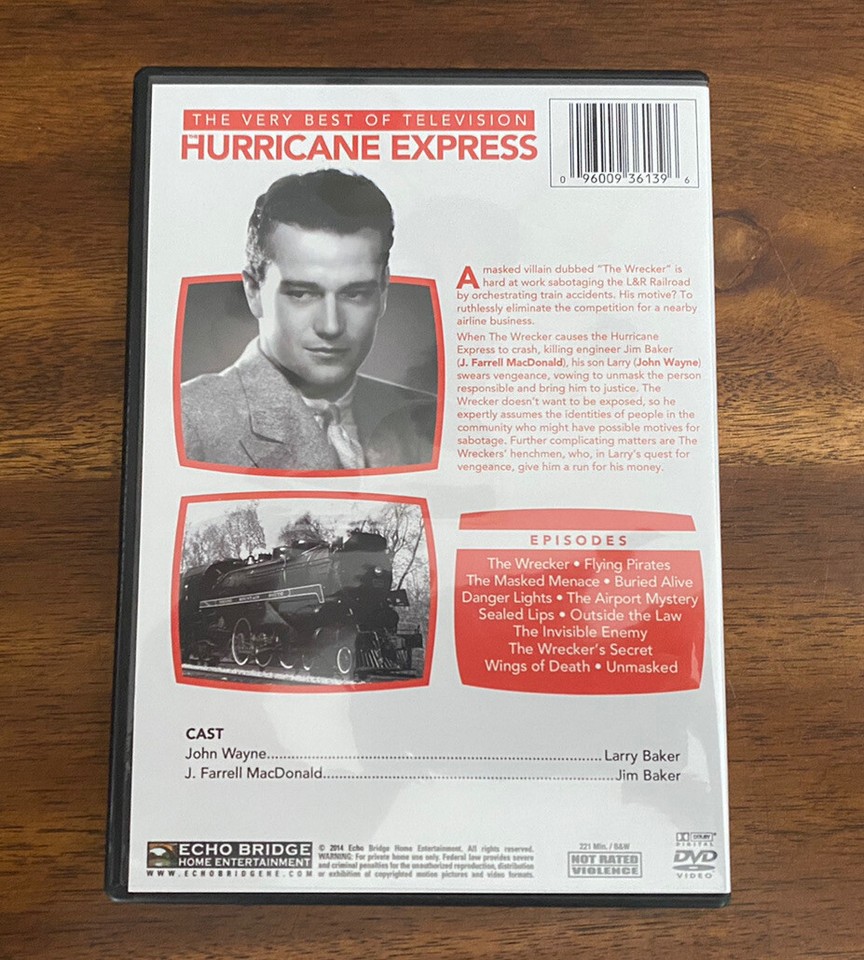 Adventure Film Series Vol. 7: The Hurricane Express- 12 Episodes (DVD ...