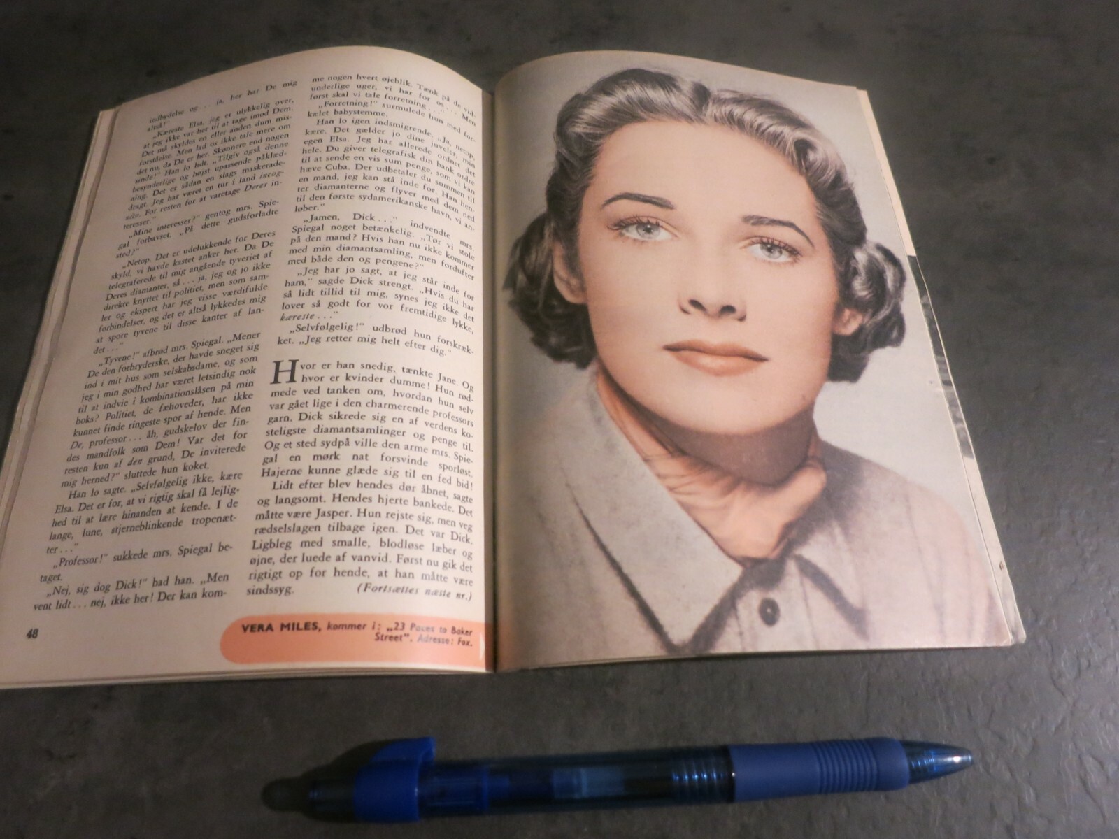 1956 DANY ROBIN Mimi Heinrich ANTHONY STEEL Vera Miles INGRID BERGMAN ...