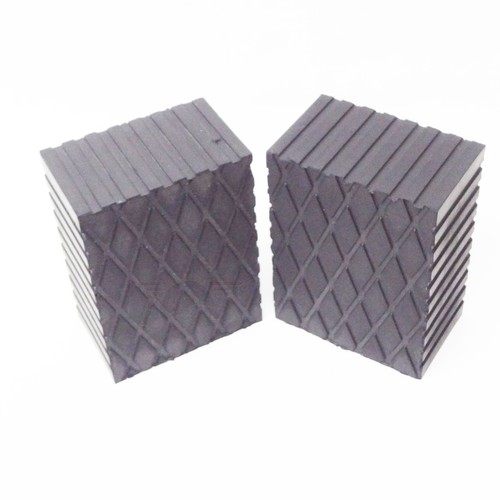 3" Tall Solid Rubber Stack Blocks for Any Auto Lift or Rolling Jack ...