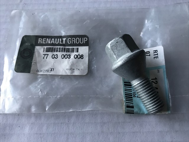 Genuine Renault Wheel Nut Bolts 7703003008 for sale online | eBay