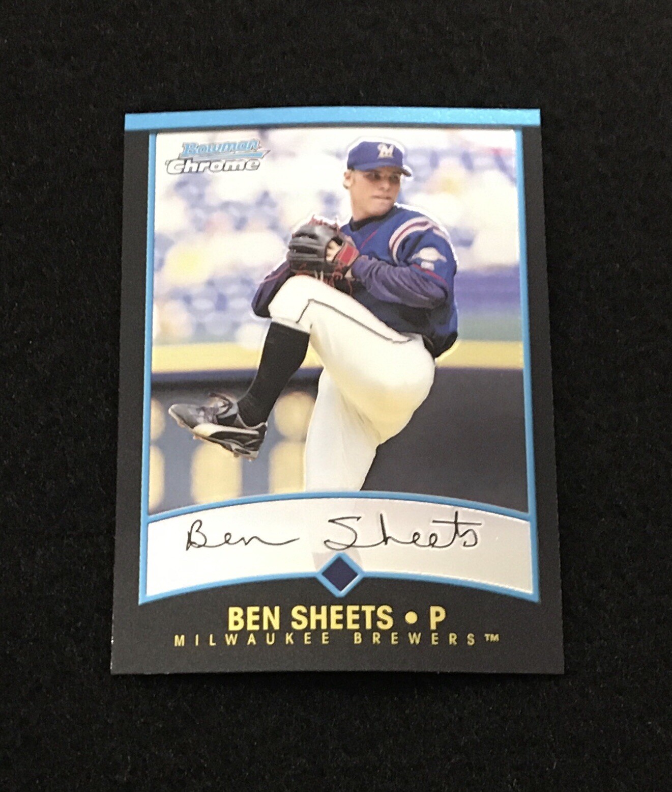 Milwaukee Brewers Braves Ben Sheets 2001 Bowman Chrome #243 | eBay