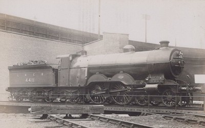LNER Atlantic 4411 Doncaster UK Turntable 1930s - RPPC Photo Postcard ...
